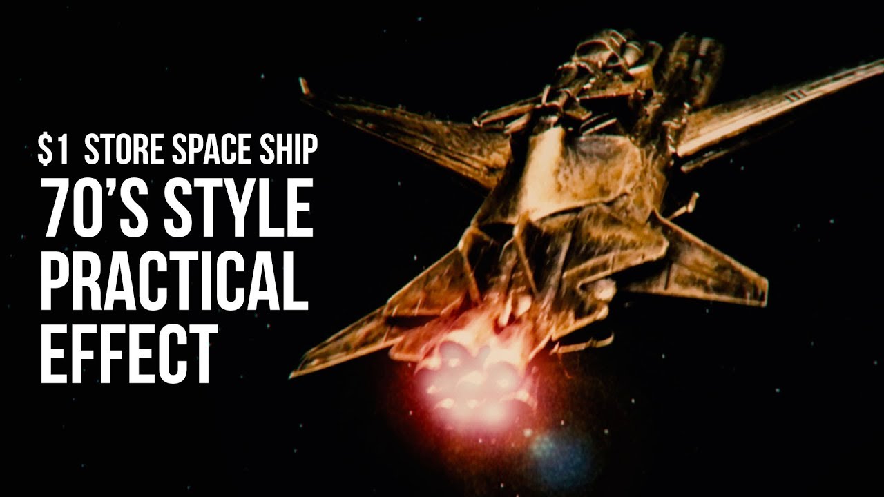 PRACTICAL SPACESHIP EFFECT: B MOVIE STYLE - YouTube