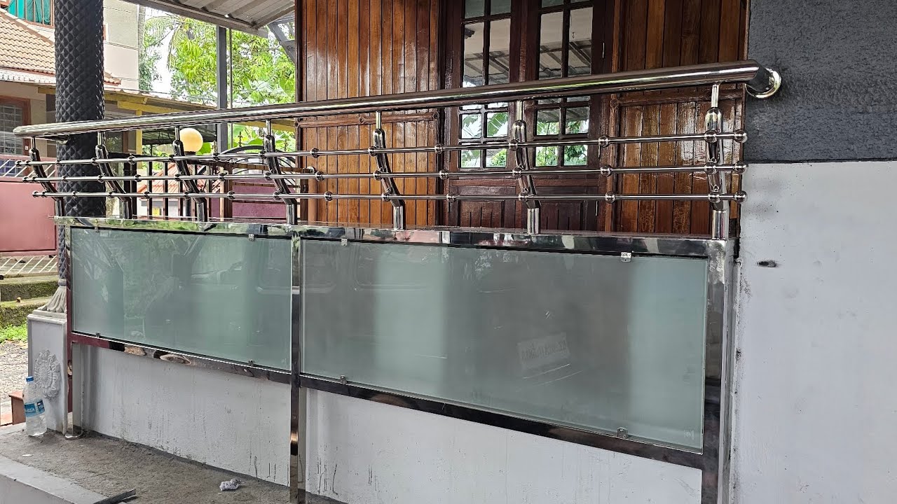 stainless steel bench sopanam and double door - YouTube