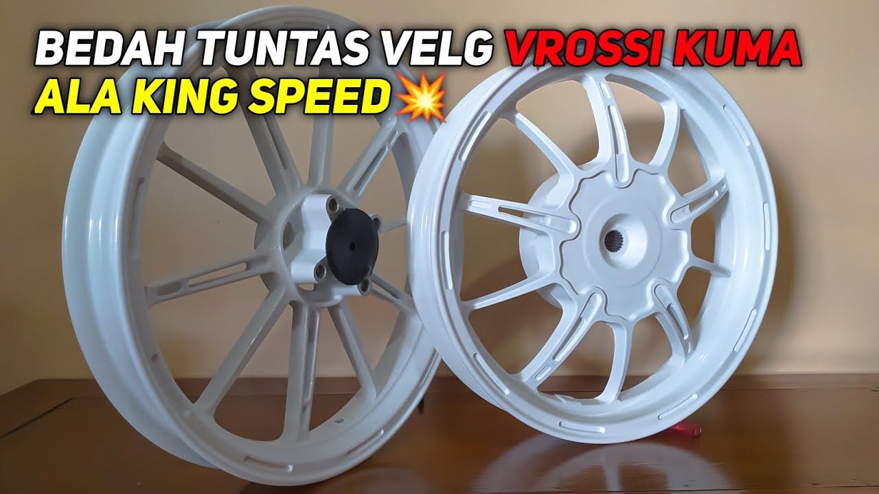 FULL REVIEW VELG VROSSI KUMA BEAT Ala Velg King Speed - YouTube