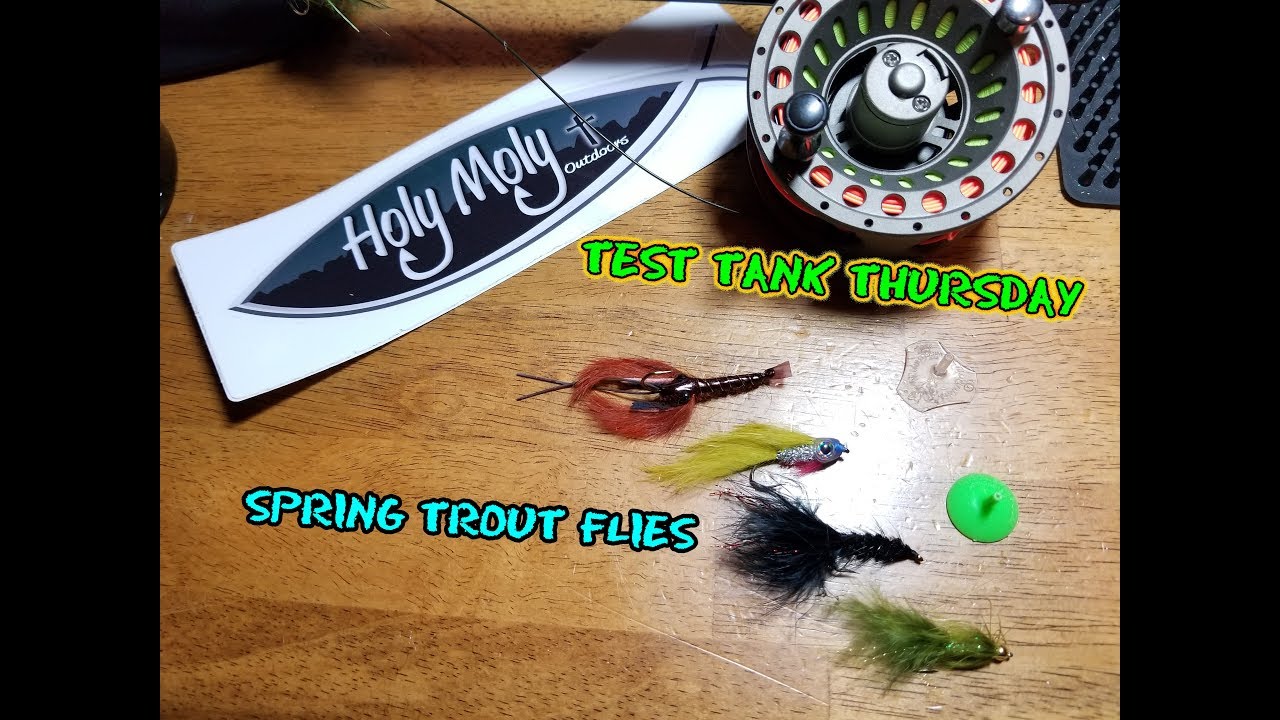 Test Tank Thursday Spring Trout Flies - YouTube