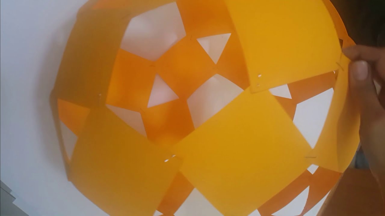Paper Square Wind ball - YouTube