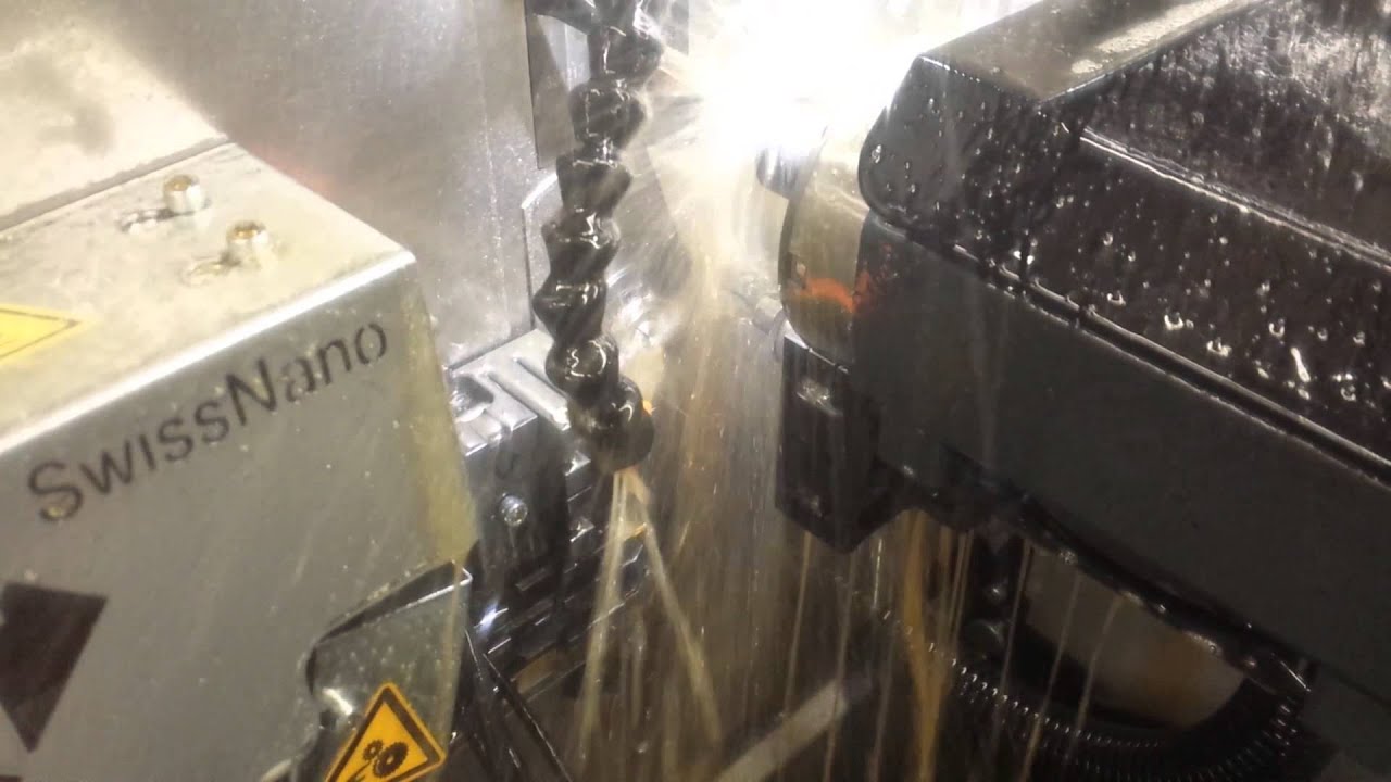 Tornos Swiss Nano - YouTube