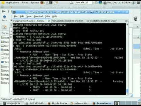 XtreemOS core demo part II - advanced administration and job management ...