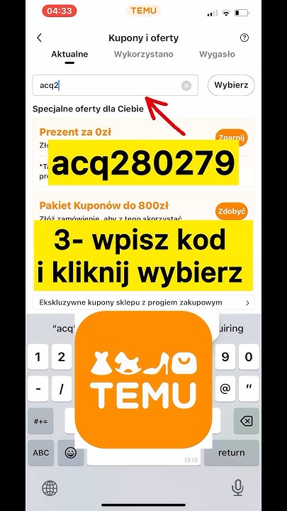Kod rabatowy Temu Polska 2025 – Jak użyć i zaoszczędzić? - YouTube