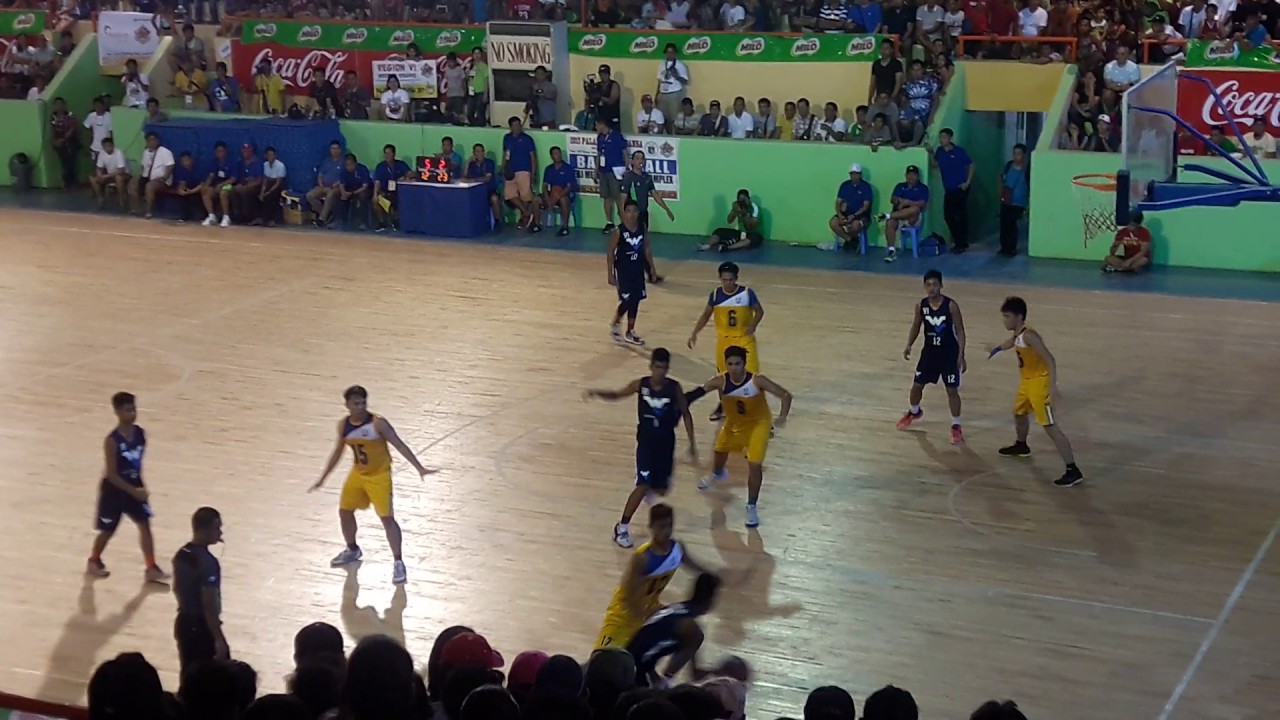 Palaro 2017: basketball boys Finals NCR vs WVRAA - YouTube