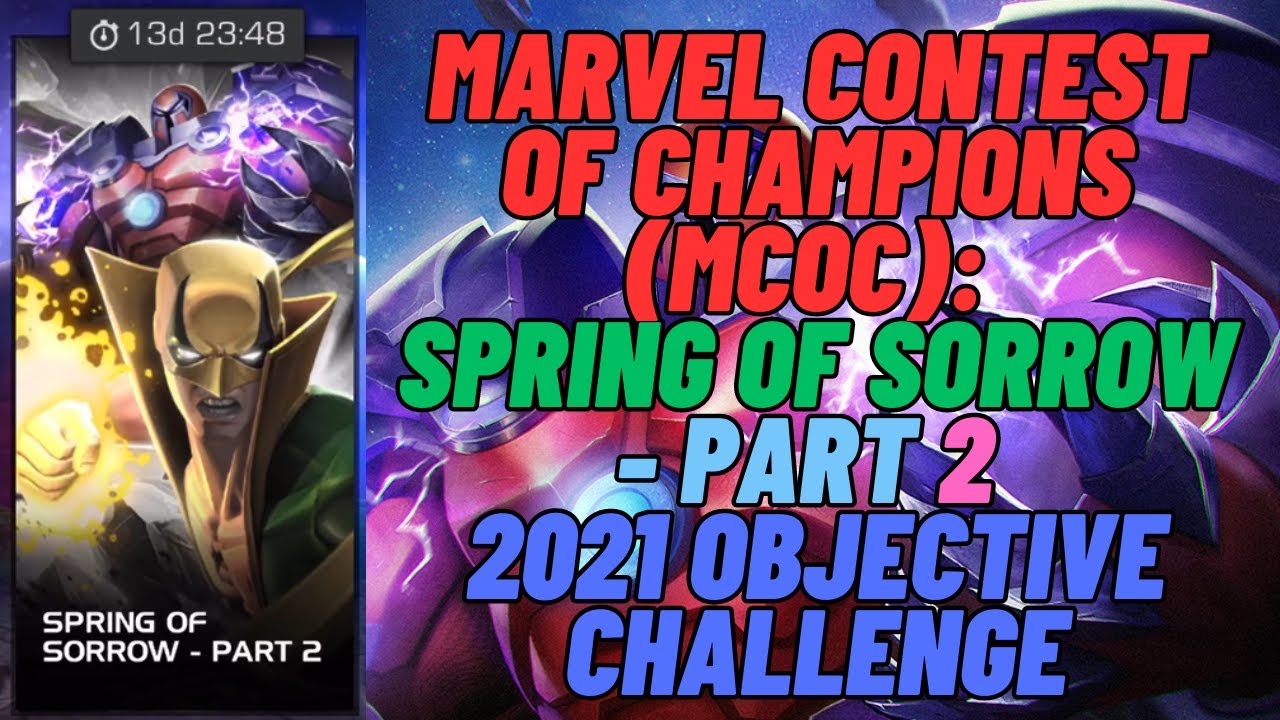 Marvel Contest of Champions (MCOC): Spring of Sorrow - Onslaught Boss ...