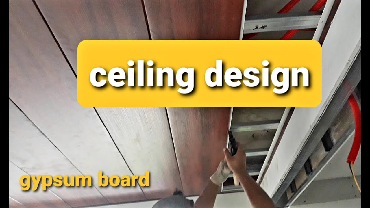 Ongoing project gypsum board installation | pvc ceiling panel | ceiling ...
