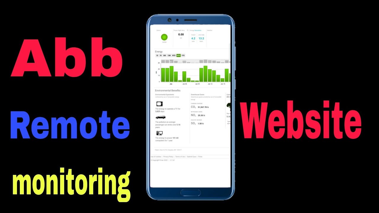 How to check abb inverter remote monitoring website in mobile - YouTube