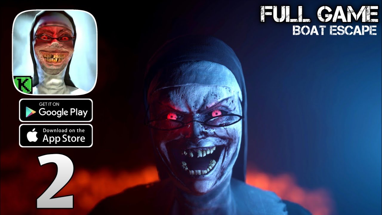 Evil Nun : Horror School Gameplay Walkthrough Part 2 - Boat Escape ...