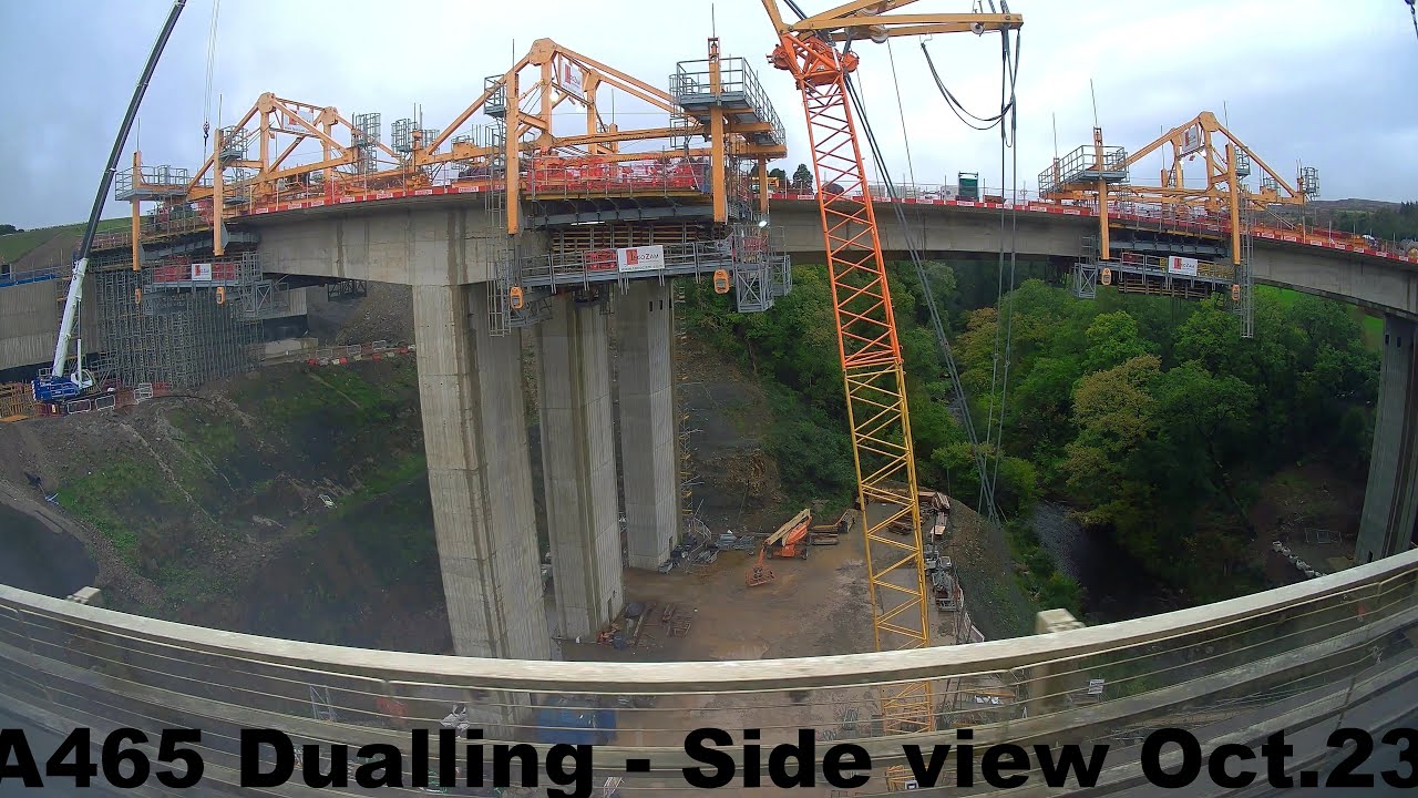 A465 Dualling, Nearside view only, Hirwaun to Dowlais Top & back to ...