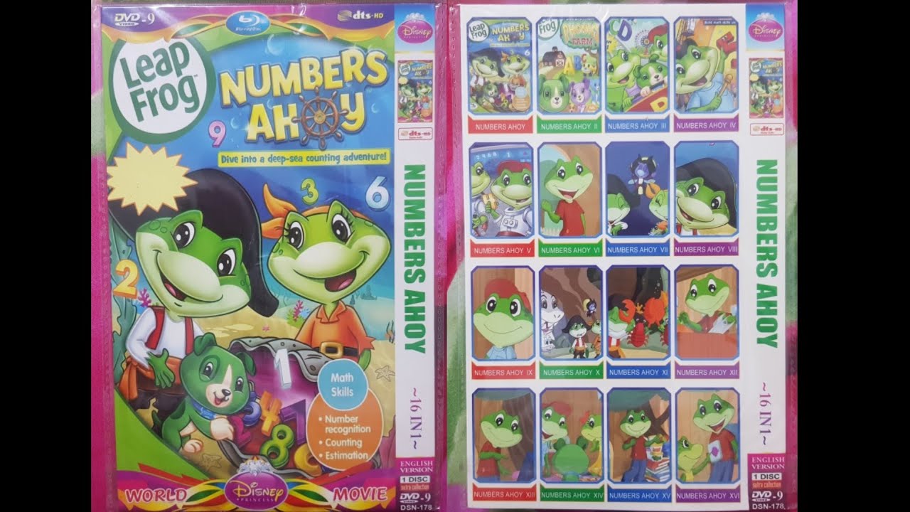 Numbers Ahoy (World Disney Princess Movie) DVD Menu Walkthrough 2020 ...