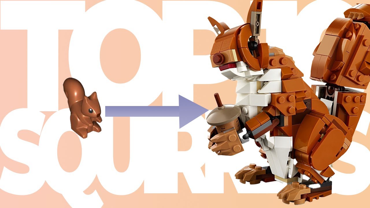 Top 10 LEGO Squirrels of all time - YouTube