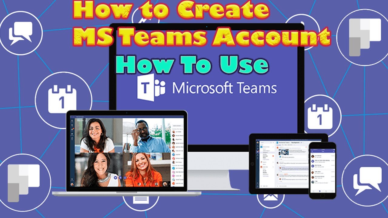 How to create account in microsoft teams and how to use ms teams - YouTube