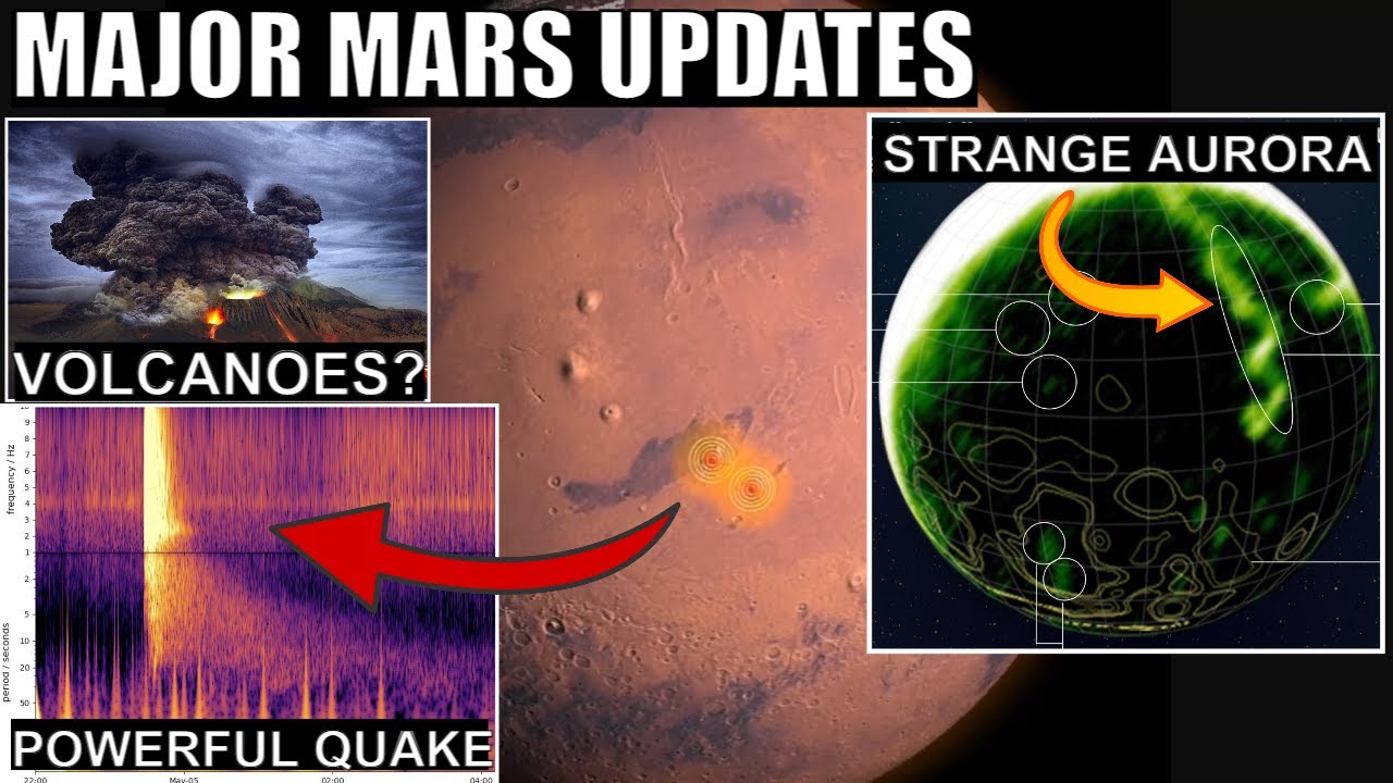 Major Mars Updates: Huge Marsquake/Strange Aurora/Potential Volcanism ...