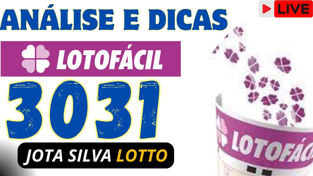 ANÁLISE E DICAS PARA LOTOFÁCIL 3031 - YouTube