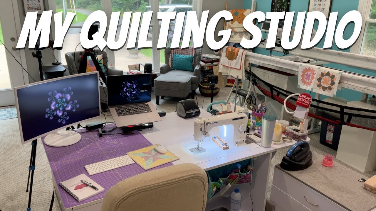The ULTIMATE Quilting Studio! | Revealing my Sewing Room - YouTube