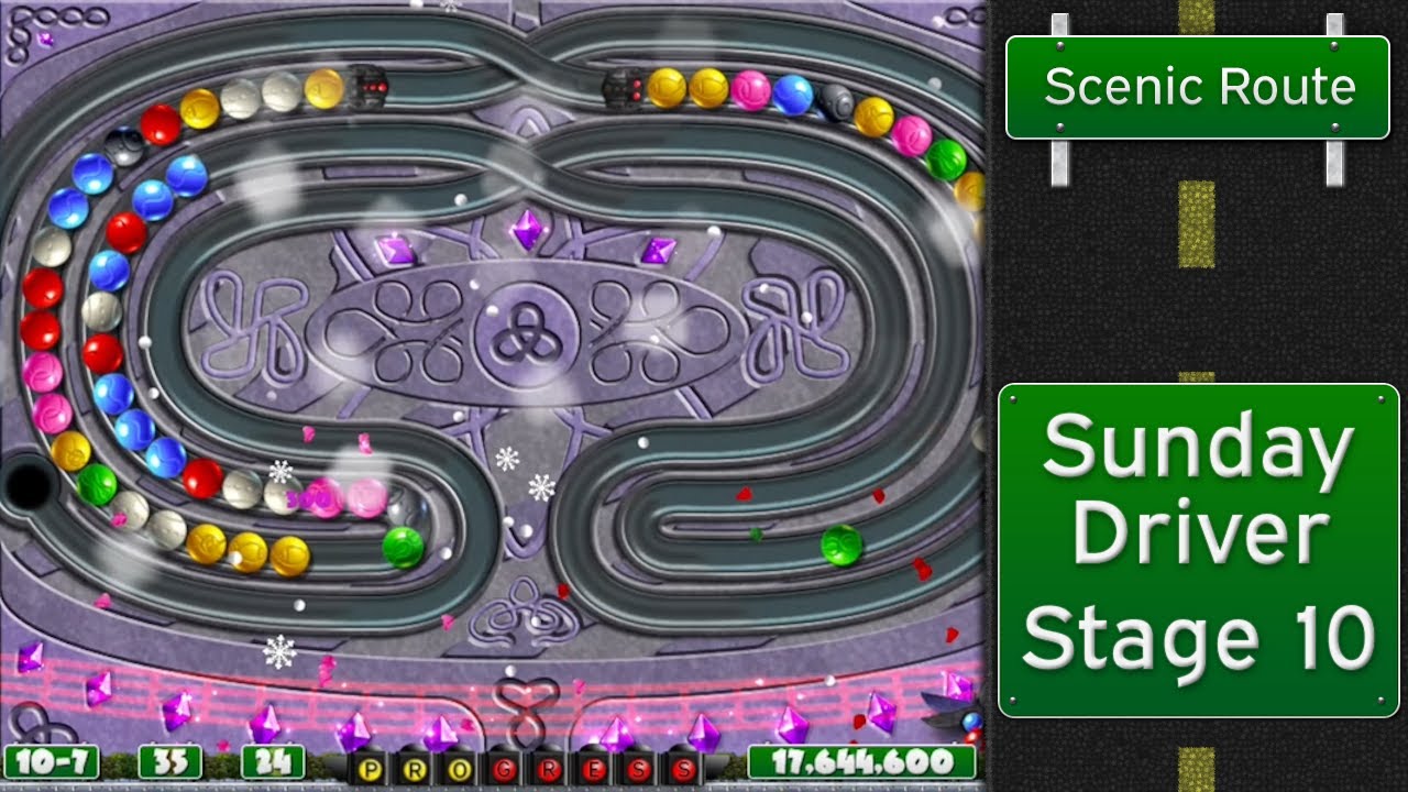 Mythic Marbles - Scenic Route (Luxor 2 Mod, Sunday Driver) Stage 10 - YouTube