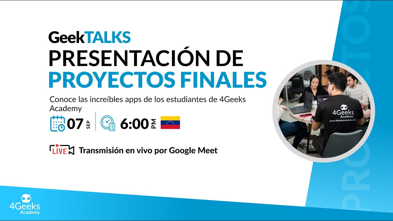 Presentación de Proyectos Finales (Venezuela)- 4Geeks Academy Latam - YouTube