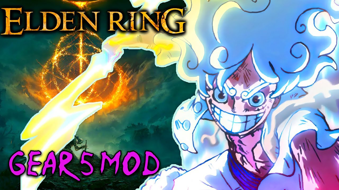 I played a INSANE Gear 5 Luffy Elden Ring Mod - YouTube