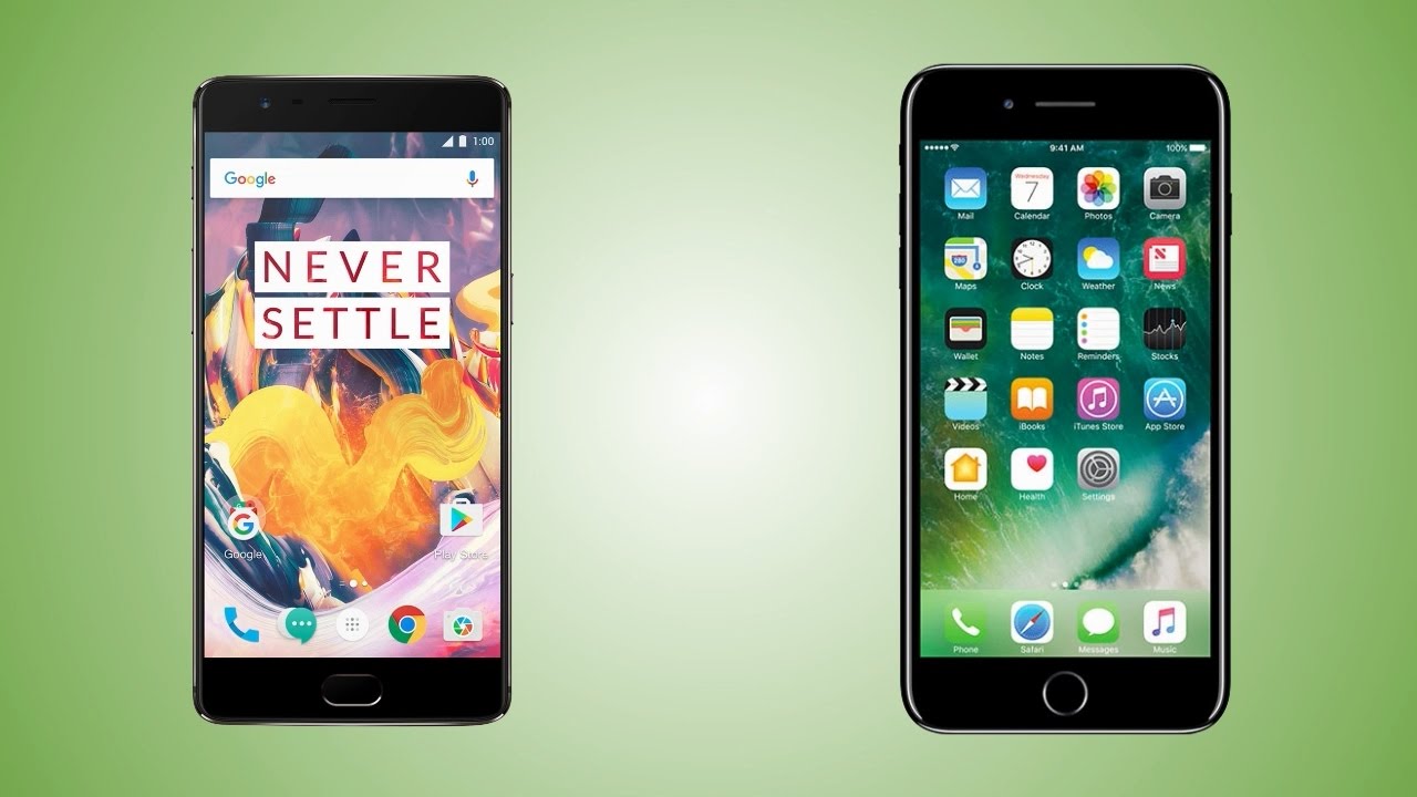 Oneplus 3T Vs Iphone 7 Plus Comparison Video Specs YouTube