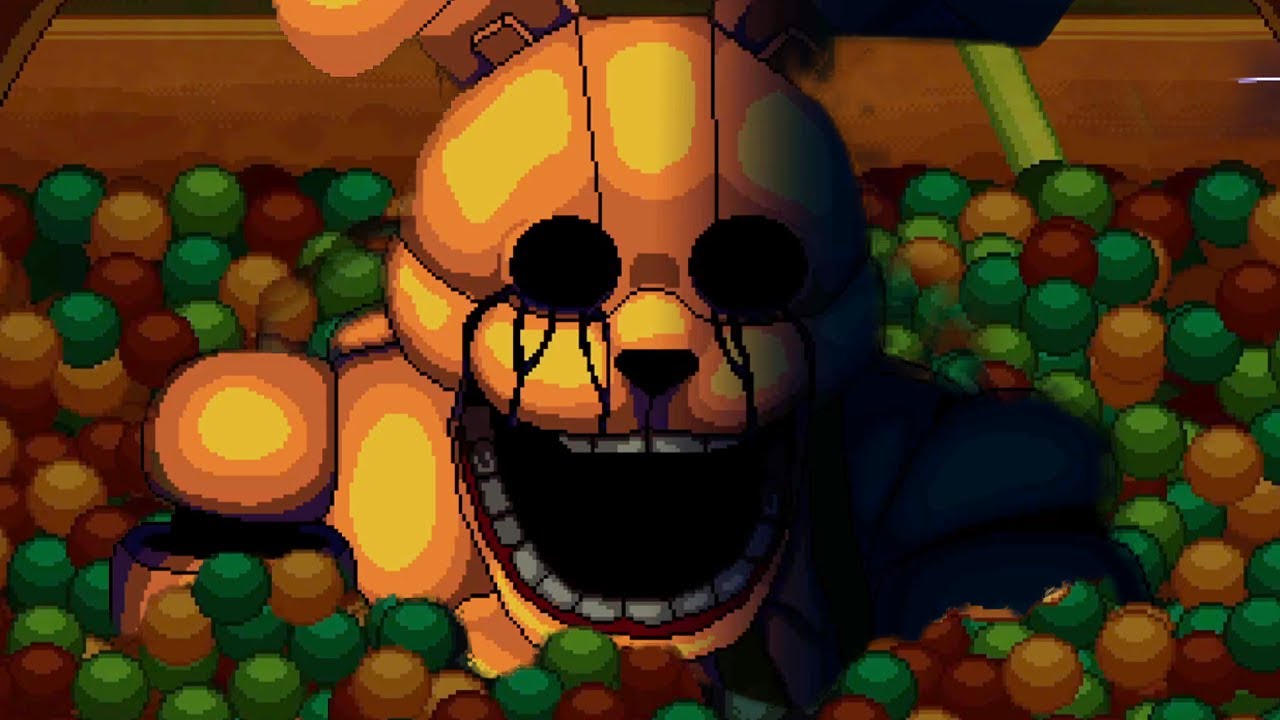 FNAF Into The Pit AFTON ENDING - SOMEONE GOT SPRINGLOCKED. - YouTube