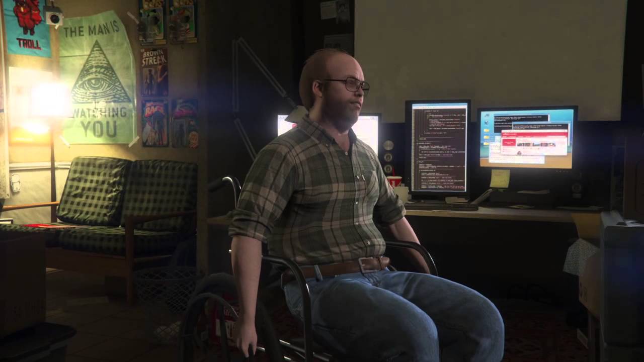 Grand Theft Auto Online Lester Cutscene - YouTube