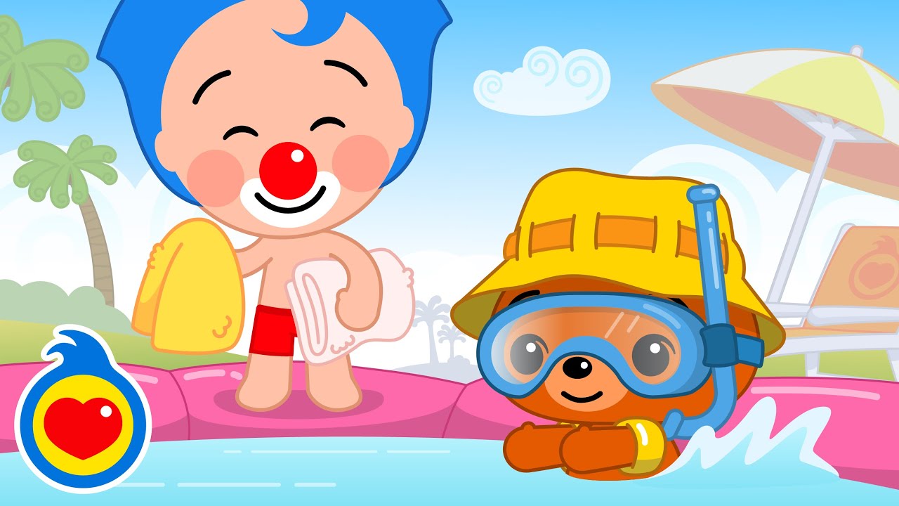 The Pool Song 🌞SUMMER Song🌞Kids Songs ♫ Plim Plim - The Kindness Hero ...