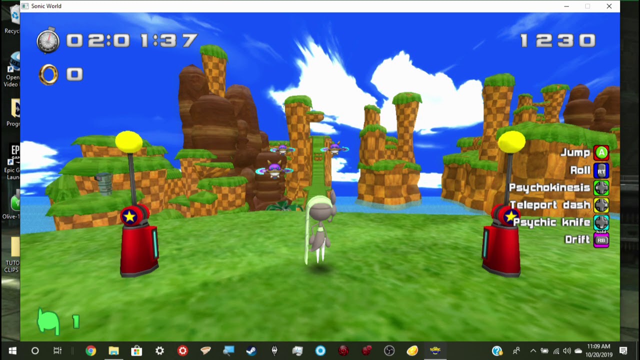 Sonic World R9 Fan Game with character mods - YouTube