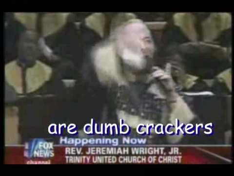 Reverend Wright sings God Damn America - YouTube