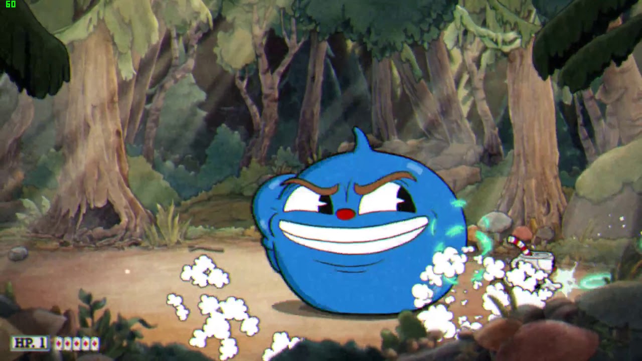 CUPHEAD (Goopy Le Grande) Full Boss Fight - YouTube