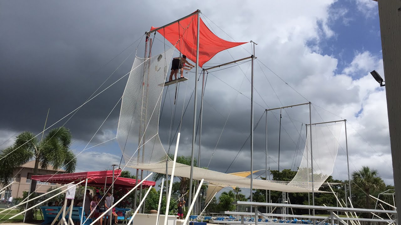 LIVE! Trapeze Academy at Club Med Florida - YouTube