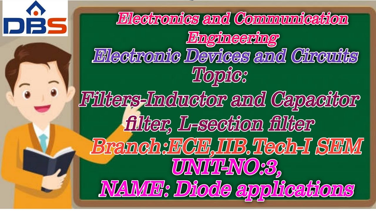 Inductor and Capacitor Filter | L Section filter | Diode Applications ...