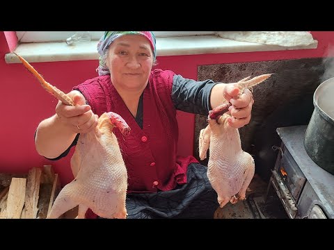 #KÖY TAVUK🌿🐓#NASIL  TEMİZLENİR TÜYLERİ🐔 YOLUNUR İÇİ DIŞI  😋VE NERELERİ YENMEZ  🔥