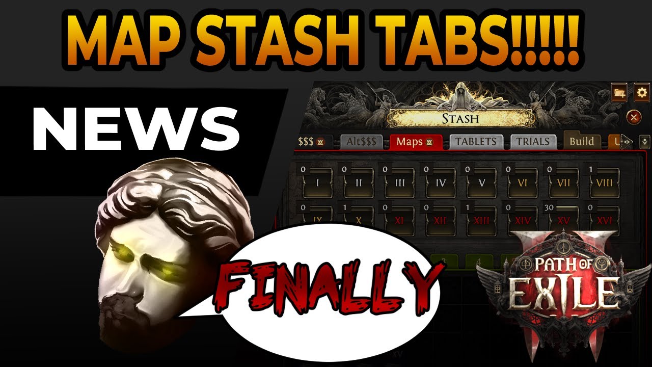 Path of Exile 2 We Finally Got Map Stash Tabs! - YouTube