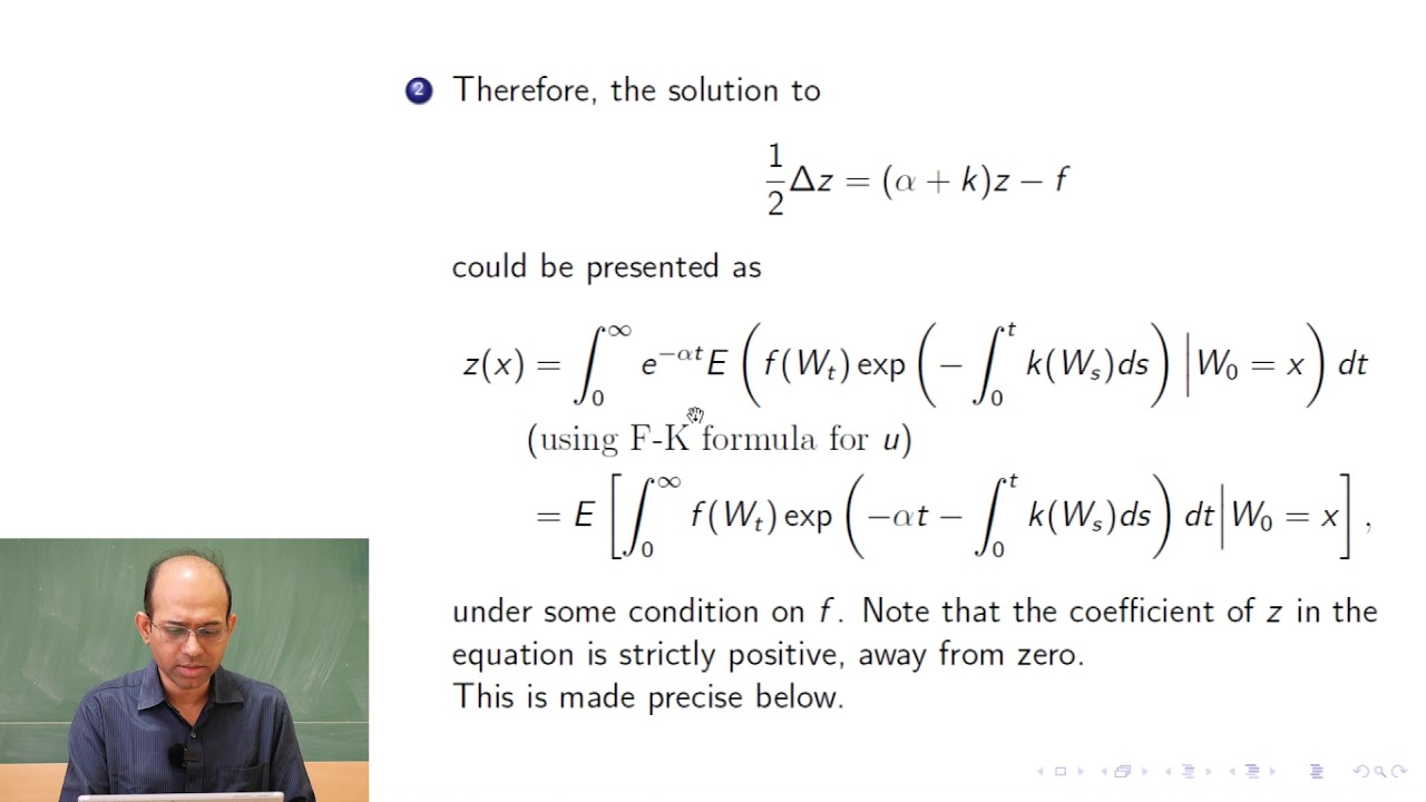 Kac’s Theorem On The Stochastic Representation Of Solution To A