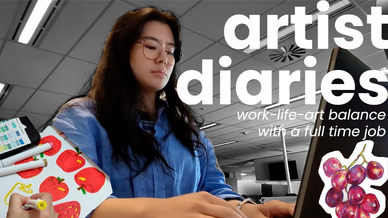 the REALITY of being an artist w/ a full time job - YouTube