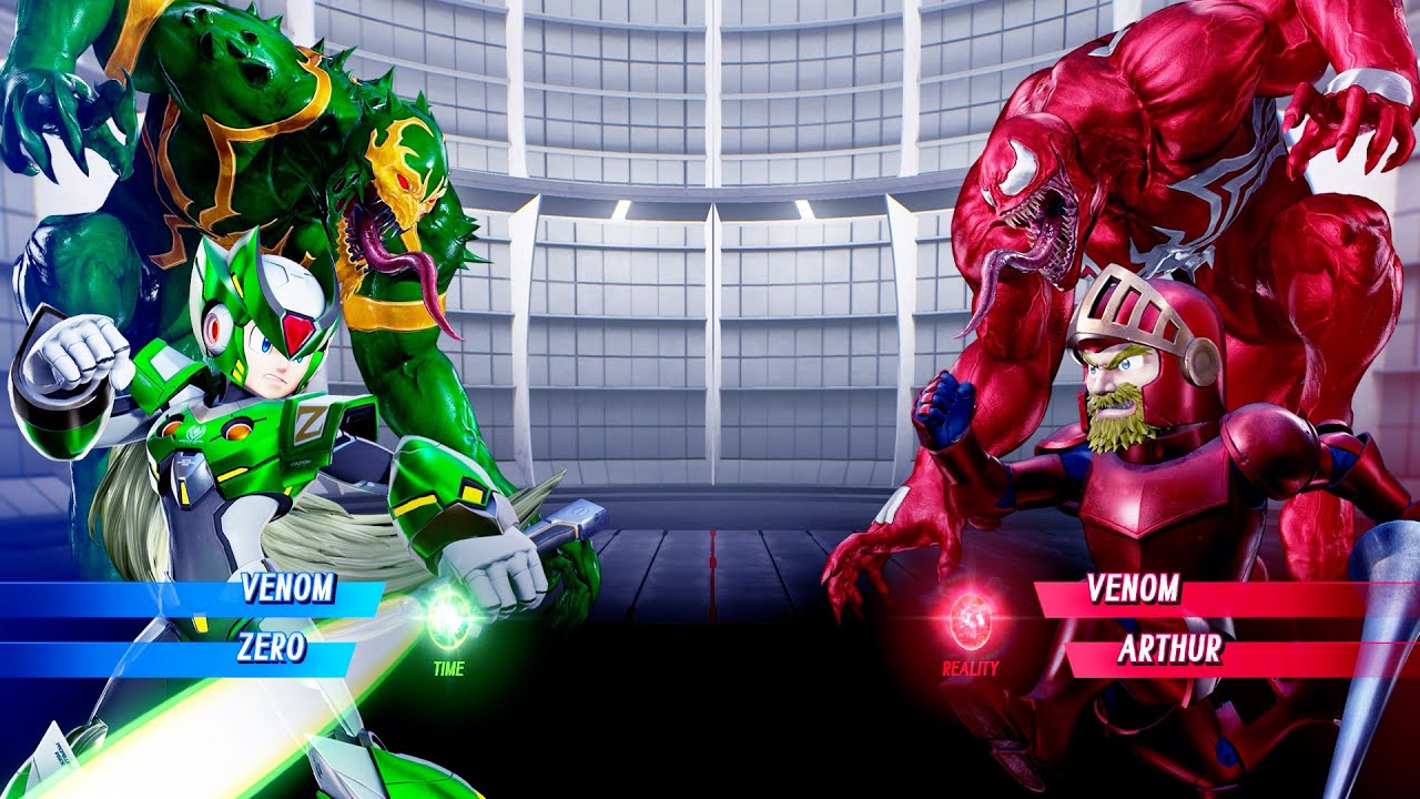 Venom & Zero vs Venom & Arthur (Very Hard) - Marvel vs Capcom | 4K UHD ...