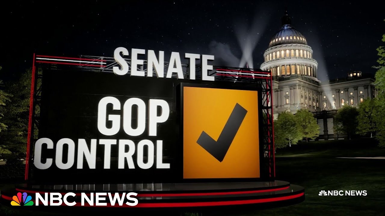 Republicans will take control of the U.S. Senate, NBC News projects ...
