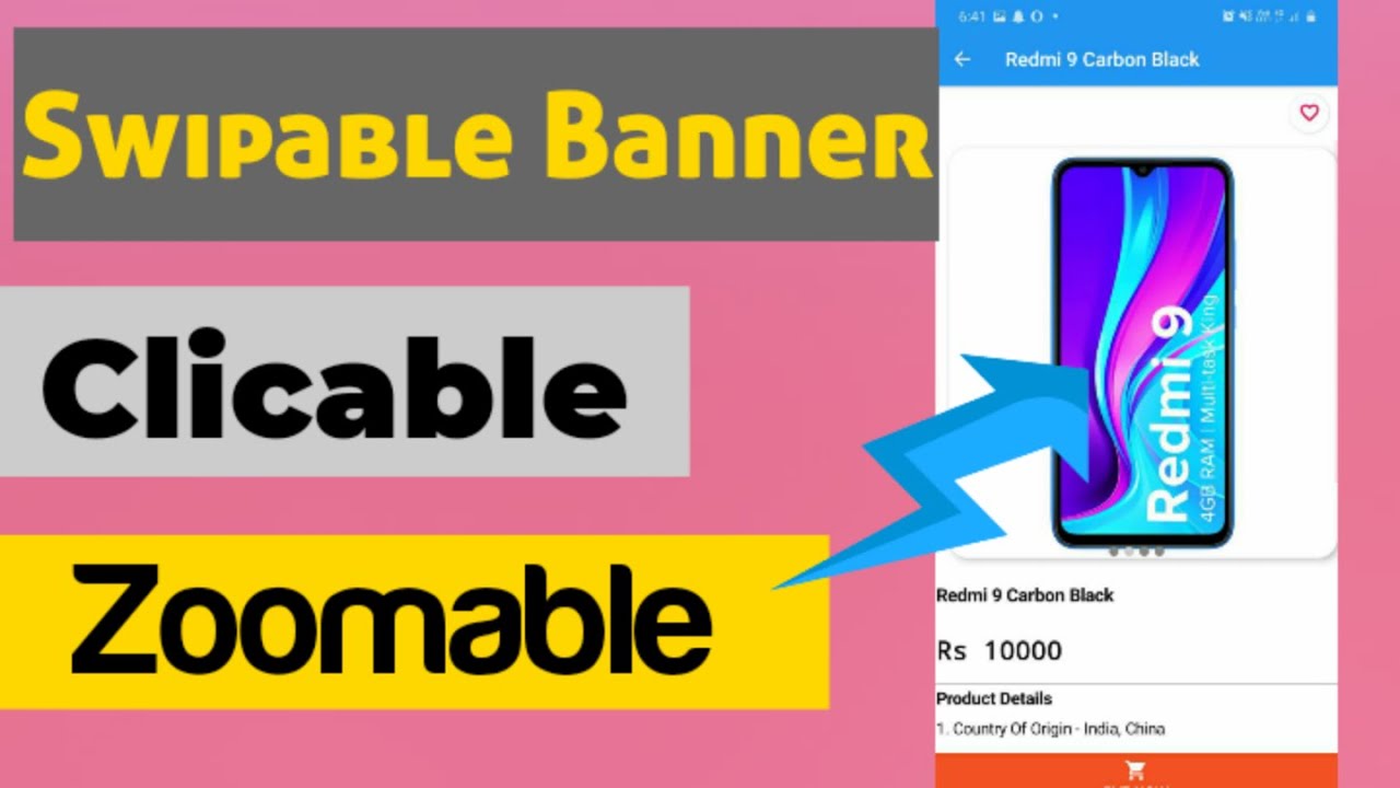 How to creat Clickable, Swipable, Zoomable View Flipper in kodular ...