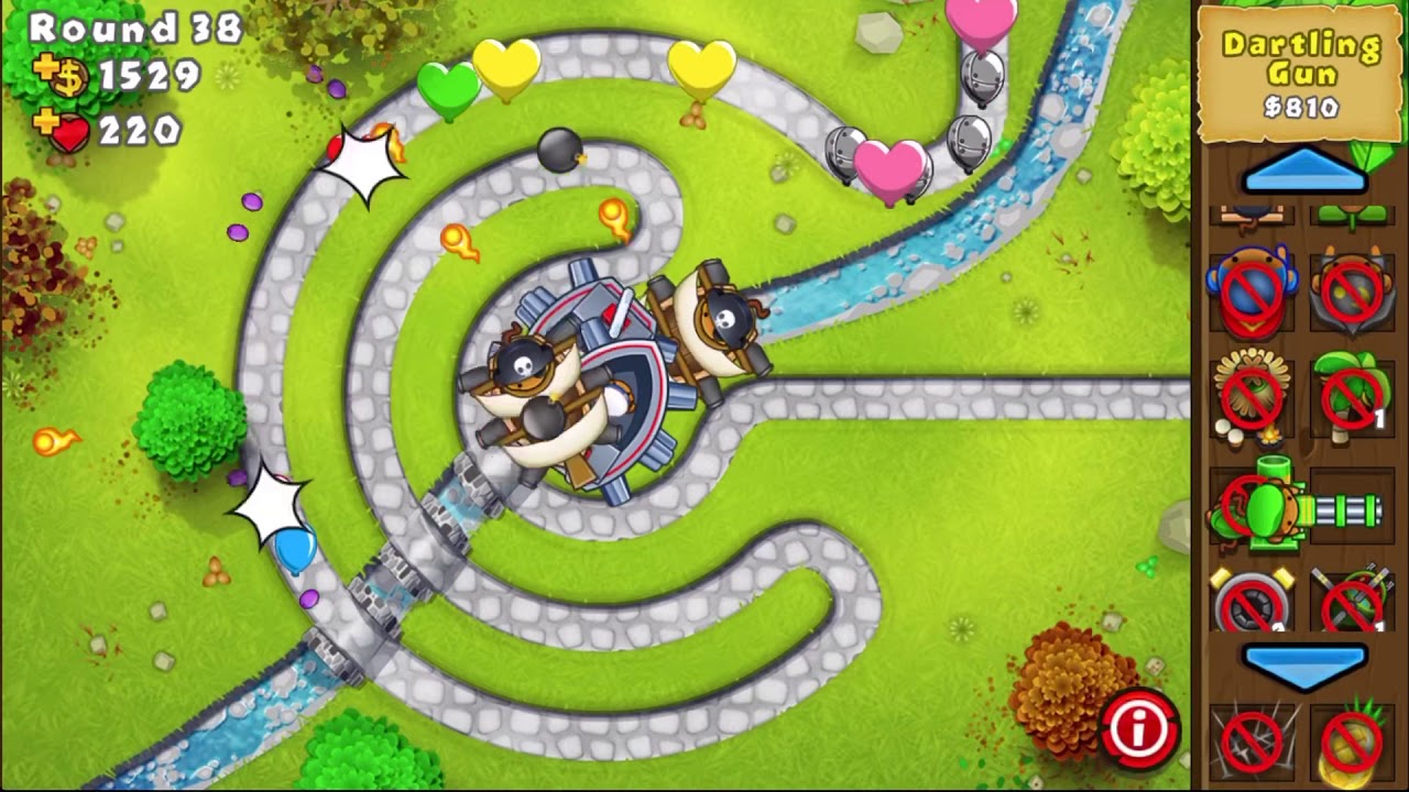 BTD 5 Random Mission: Park Path, Easy - YouTube