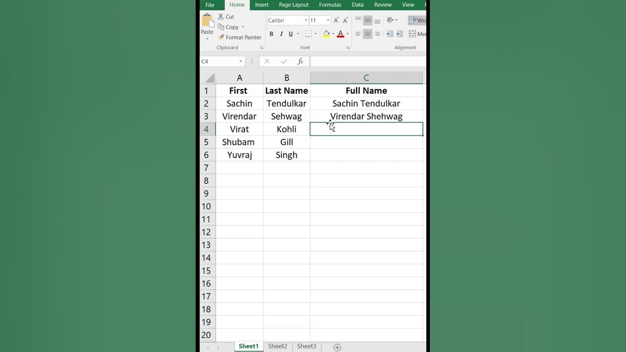 Excel Flash Fill Trick – Save Hours in Seconds! ⏱️🔥 #exceltips #shorts - YouTube