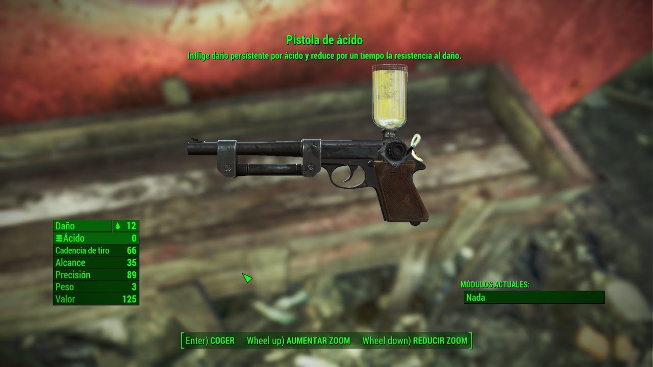 Fallout 4 - DLC Nuka World - Pistola de Acido - YouTube