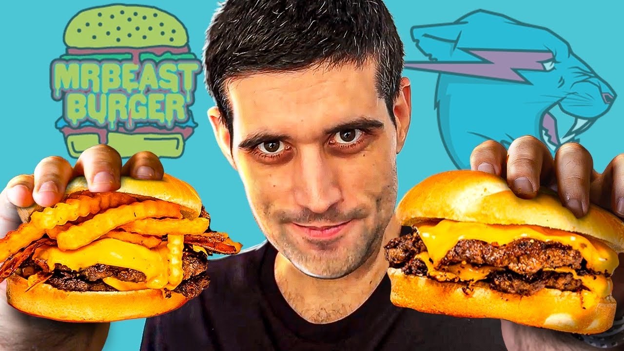 MR BEAST BURGER, pedi TODOS os itens do cardápio - YouTube