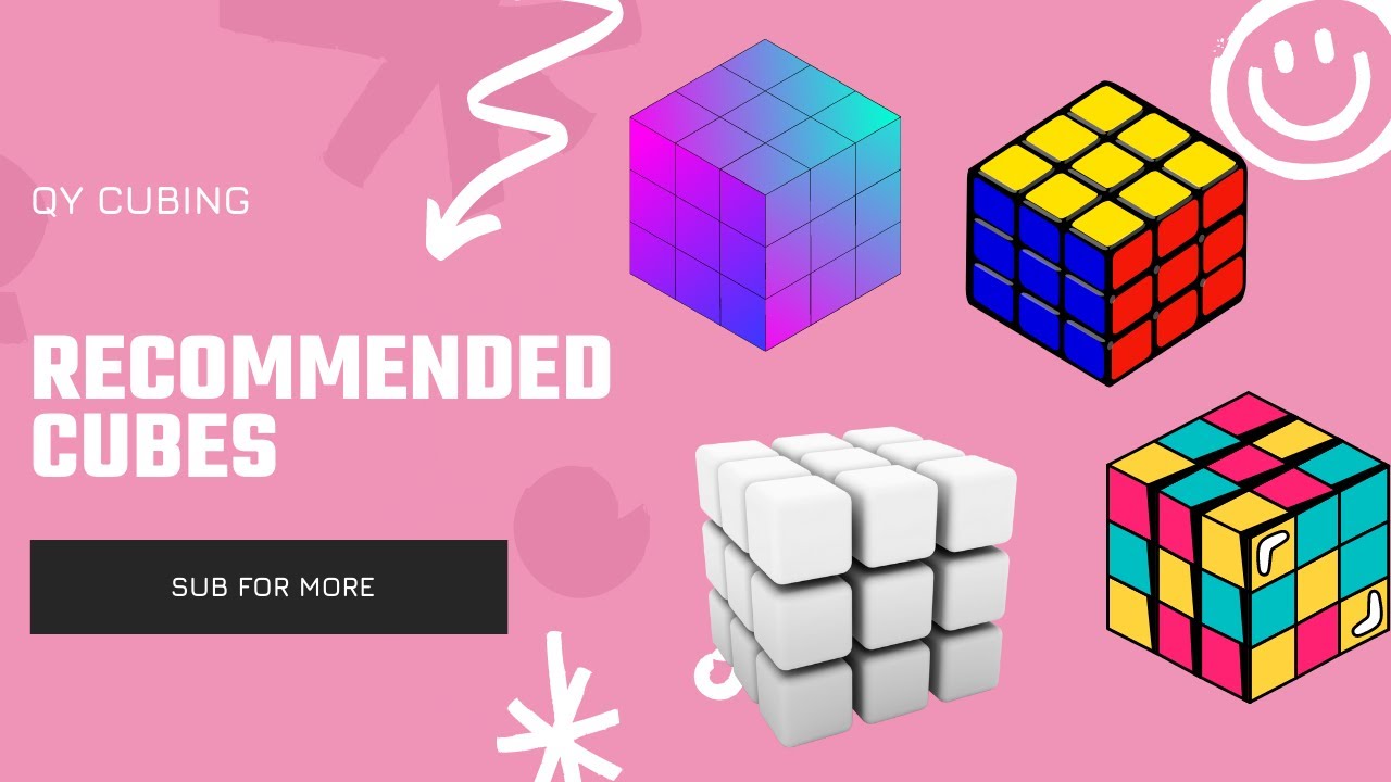 Cubes for different types of cubers. - YouTube