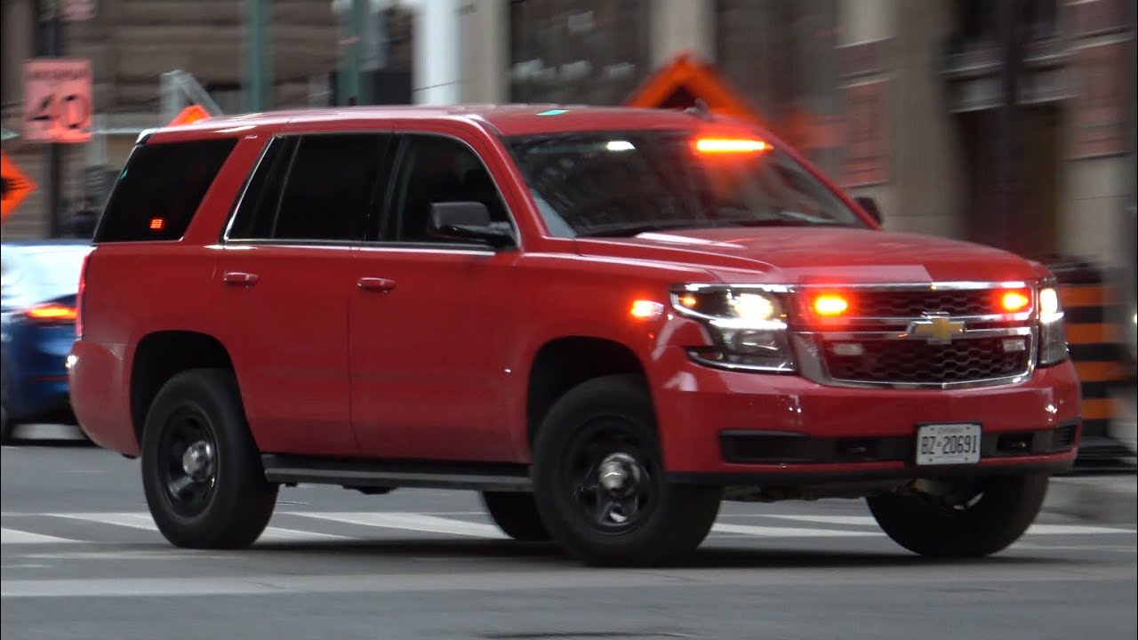 Toronto Fire Unmarked Tahoe+ TPS PSRT Responding (29/11/25) - YouTube