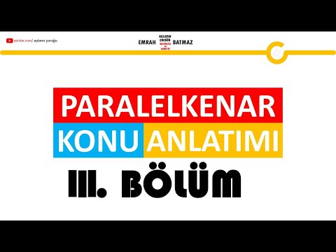PARALELKENAR 3.BÖLÜM |2024 #geometri konu anlatımı |#pdf | #açılarınçocuğu | #yeni #nesil #sorular