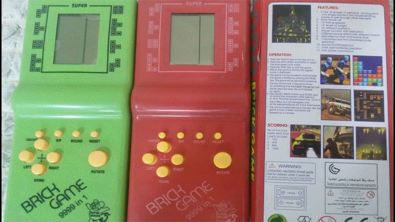 The Brick Game, old game devices ♥♥♥ - YouTube