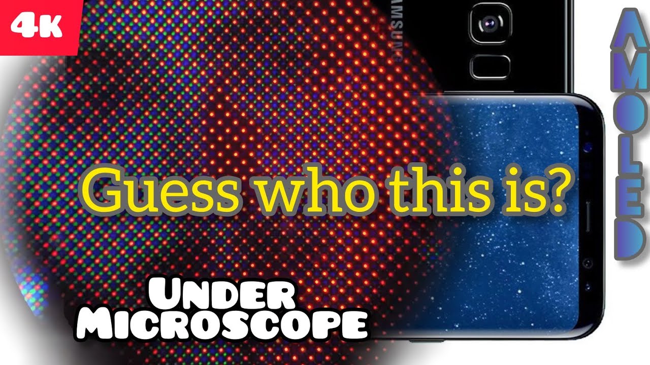 AMOLED Video Under Microscope - YouTube