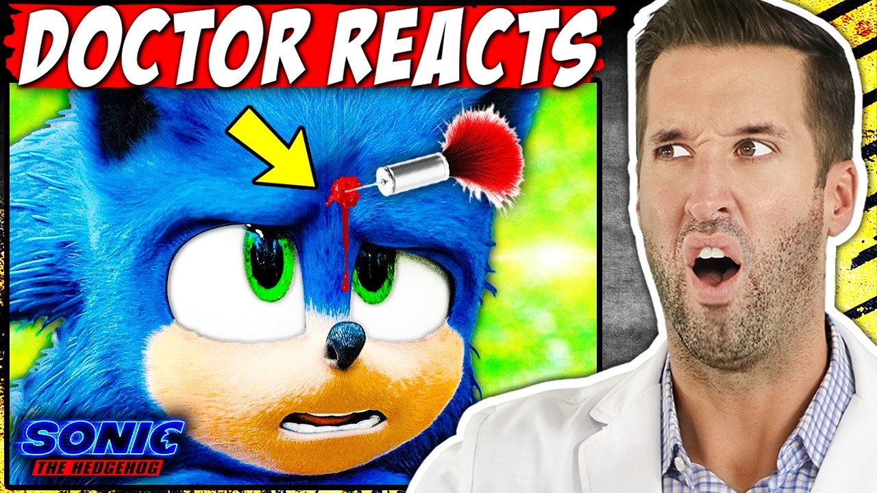 ER Doctor REACTS to CRAZIEST Sonic the Hedgehog Movie Injuries - YouTube