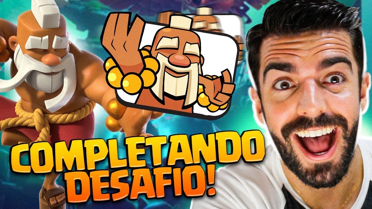 MELHOR DECK PARA COMPLETAR O DESAFIO DO LANCAMENTO DO MONGE NO CLASH ...